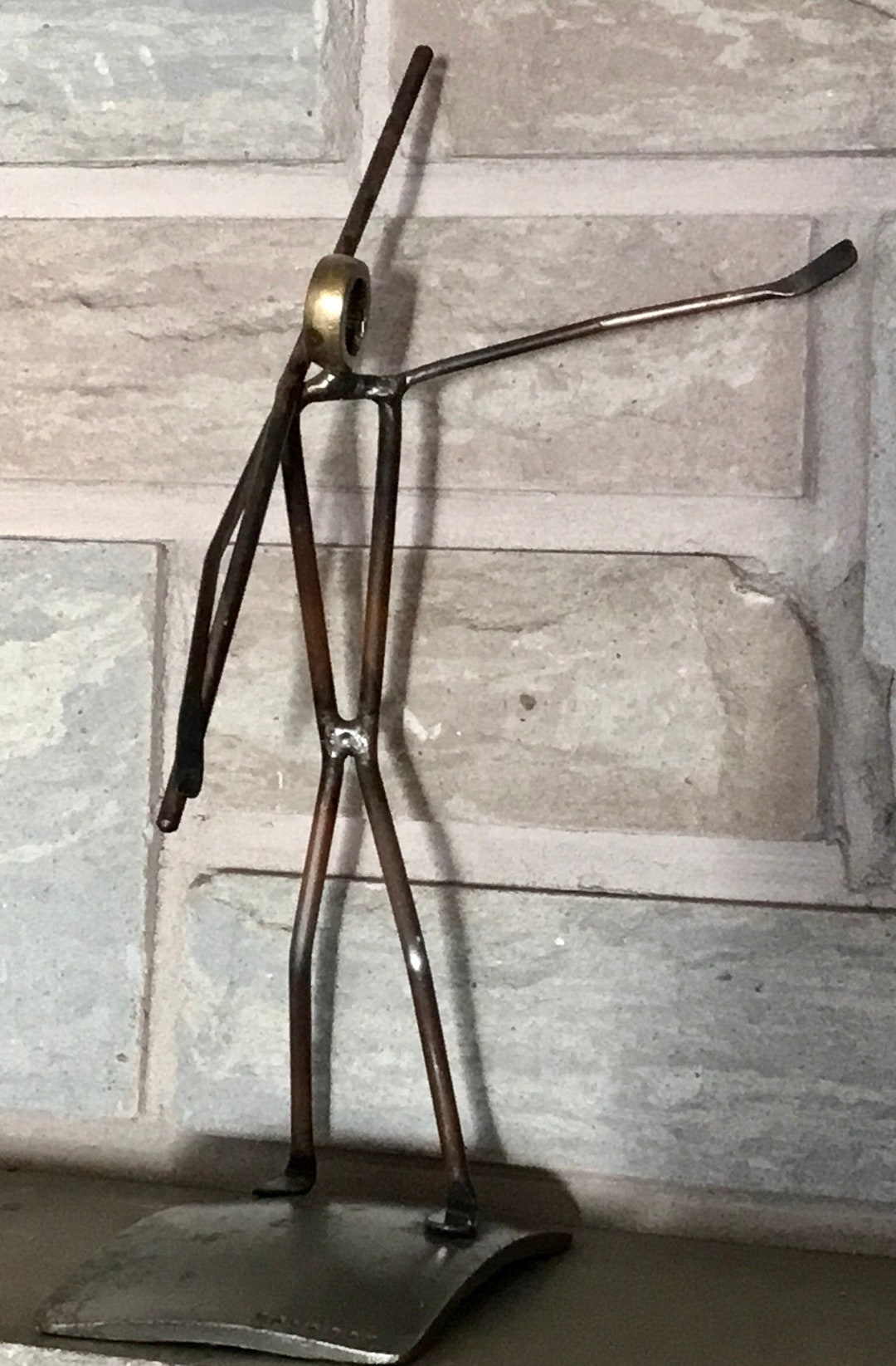 Mid Century PALARDY Metal Sculpture Mid Century Minimalist - Etsy