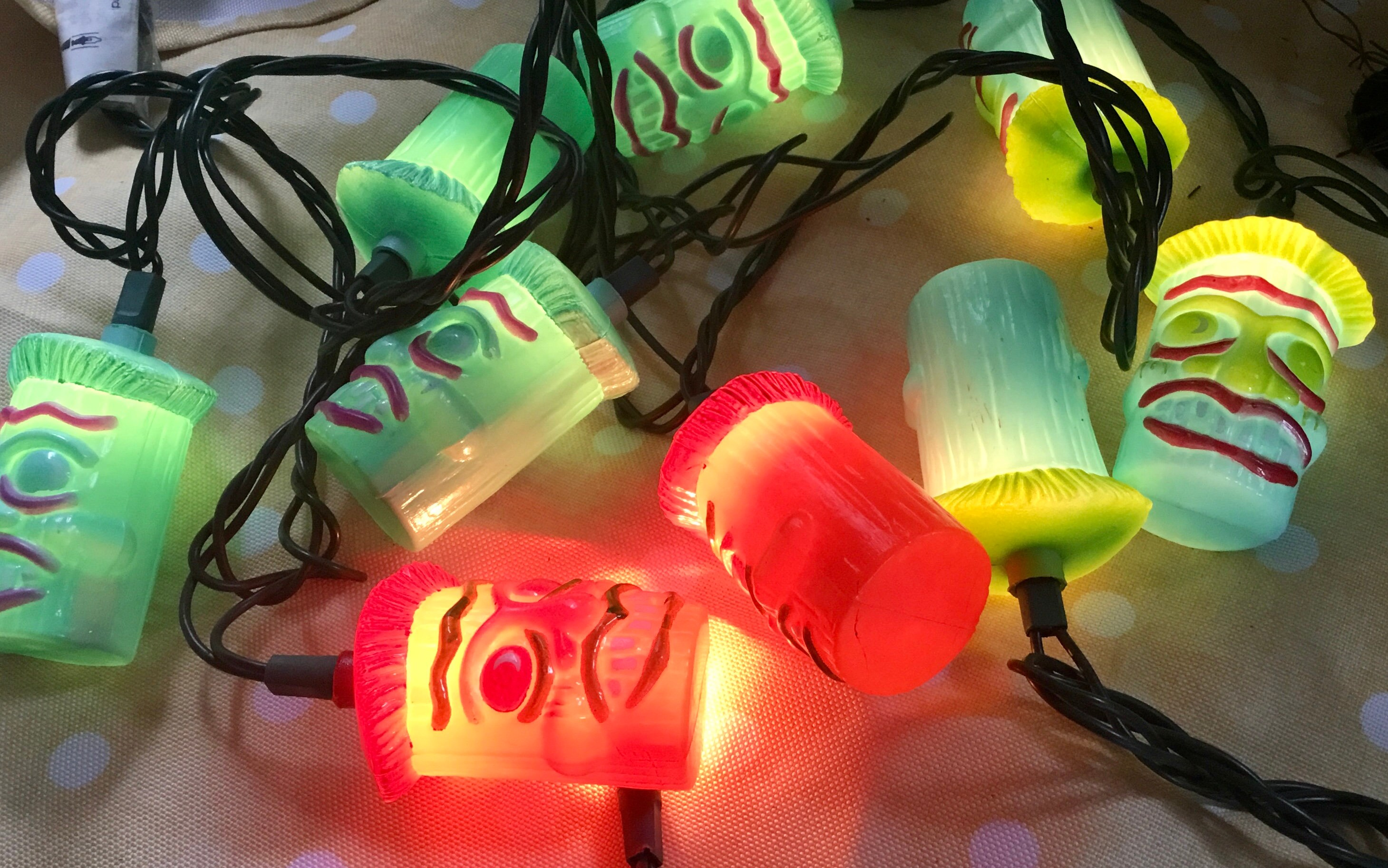 Vintage Halloween Zombie Lights Halloween Zombie Lights - Etsy