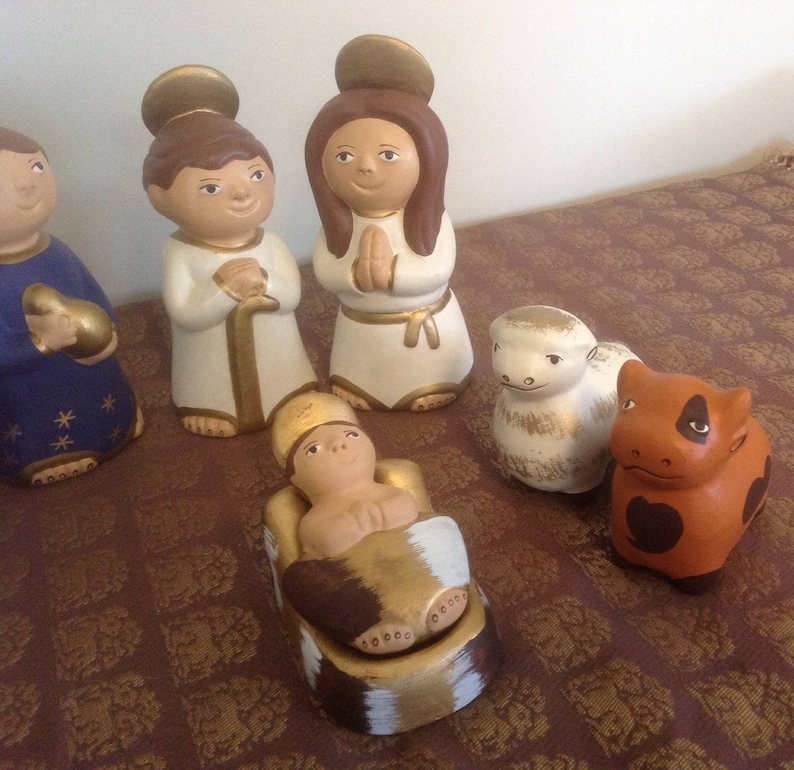 Peru Terra Cotta Nativity Set Nativity Christmas | Etsy