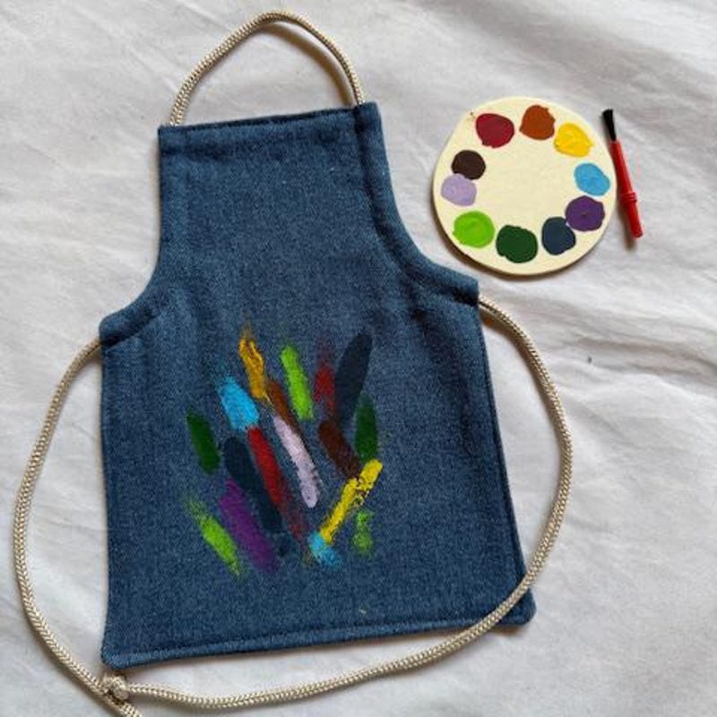 Artist Apron for Doll - Etsy