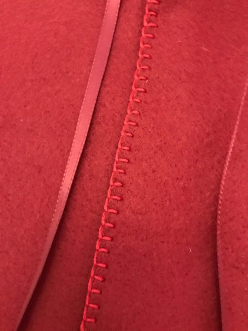 Dark Red Fleece Cape to Fit 18 Inch Dolls - Etsy