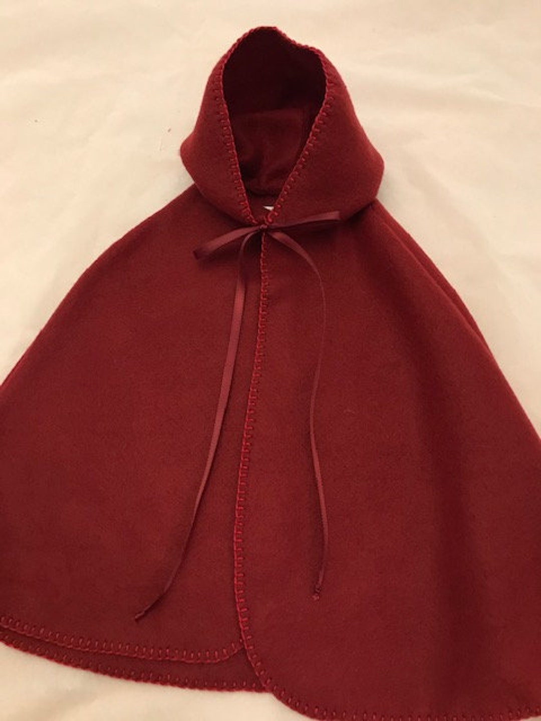 Dark Red Fleece Cape to Fit 18 Inch American Girl Dolls - Etsy