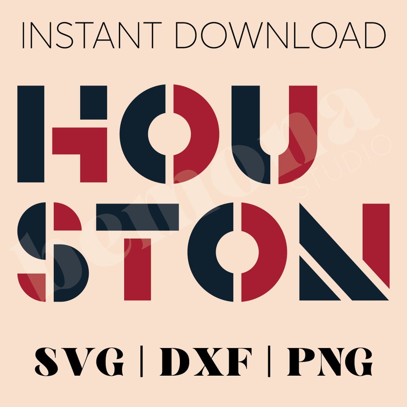 Houston SVG | Football PNG | City Name Design to Print | Cutting File ...