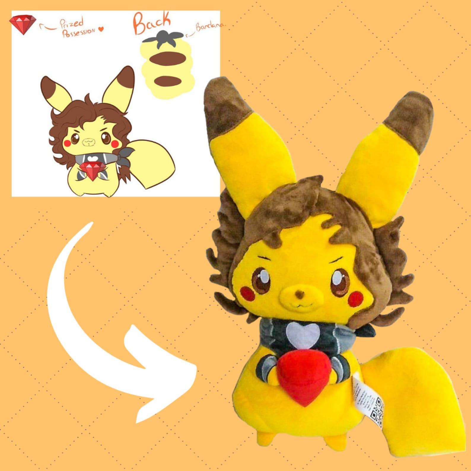 Custom Plush Plush Commission Custom Plush From Any Design - Etsy