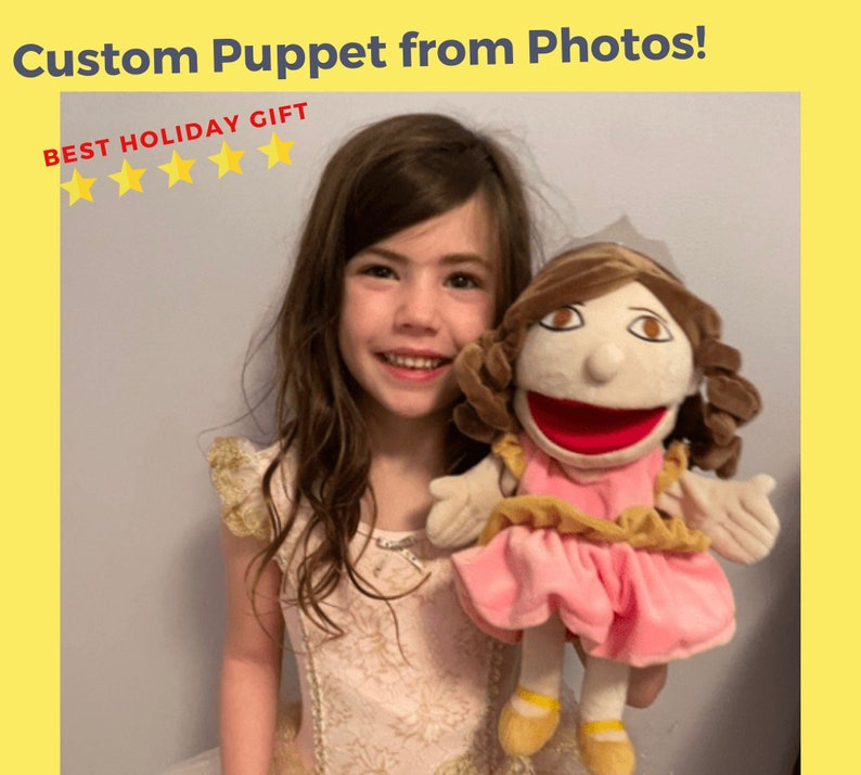 Puppet From Drawings or Photos, Custom Puppet of People, Puppet From ...