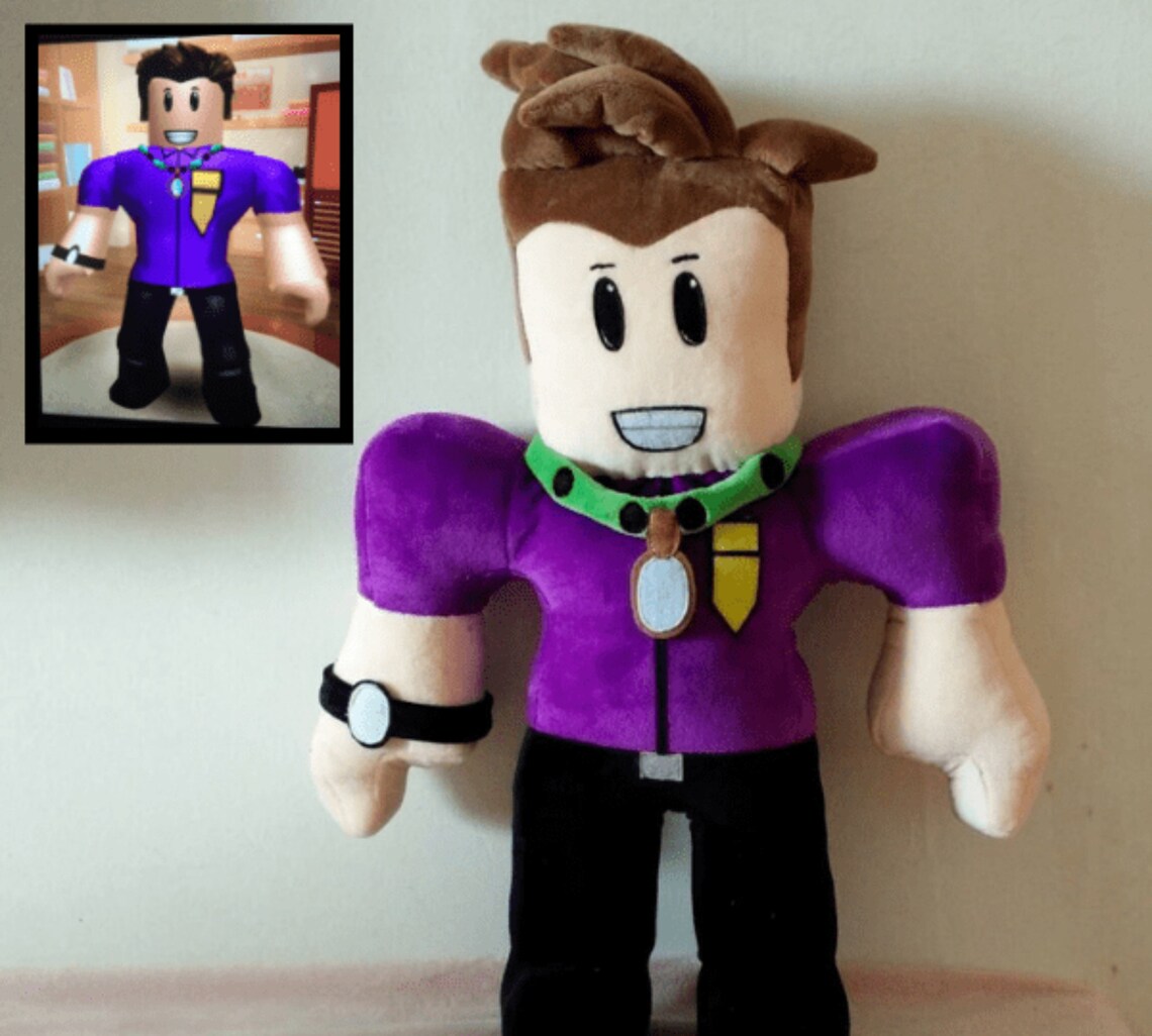 Roblox Plush From Drawing Xbox Character Into Plush Plush - Etsy