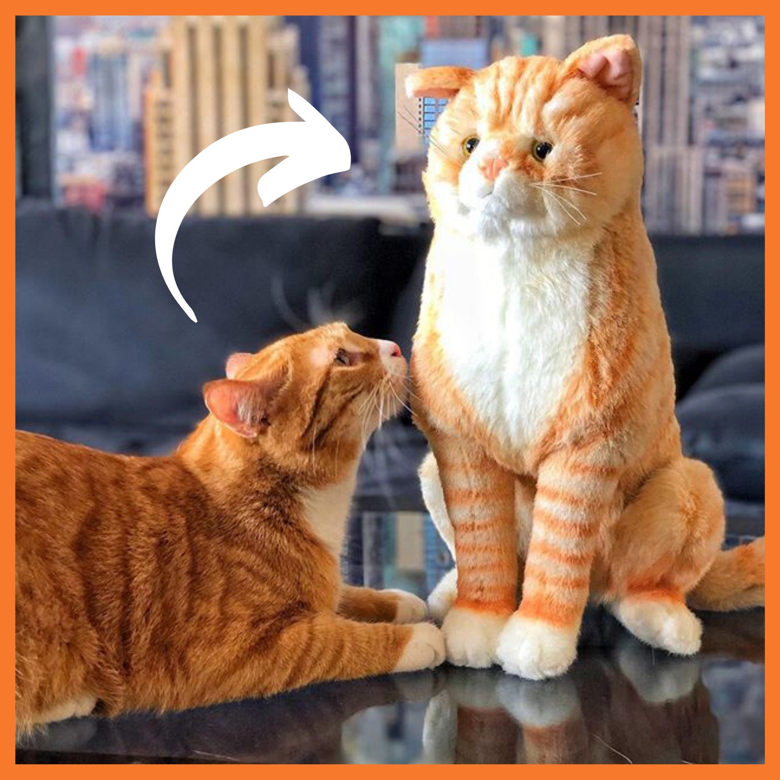 Custom Cat Stuffed Animal Turn Photo of Cat Into Stuffed - Etsy