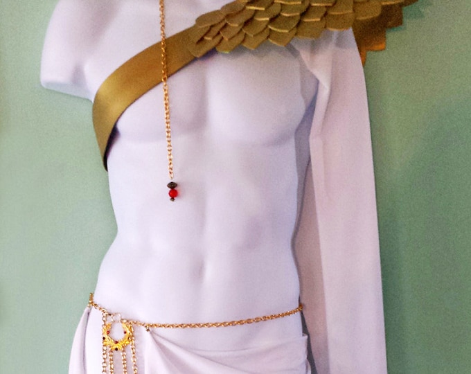 Sexy GREEK GOD COSTUME Toga Gladiator Roman Grecian Apollo Zeus Spartan ...