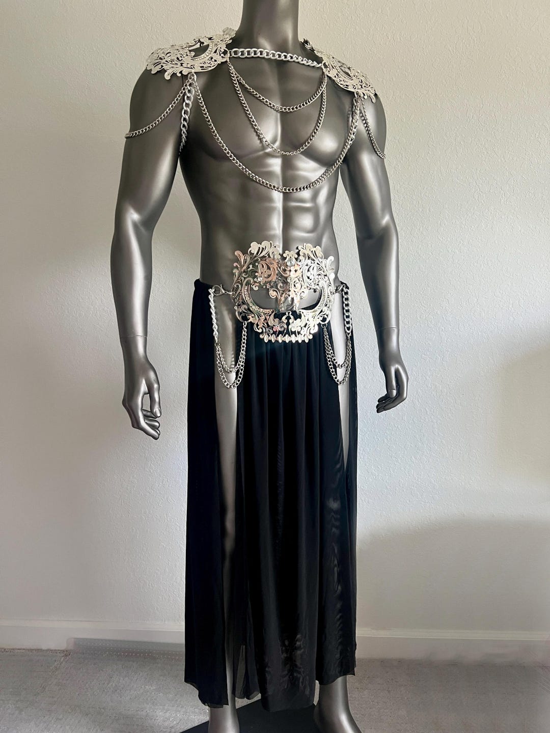 READY TO SHIP "priest of Hades" Sorcerer Dark God Demon Male Witch ...