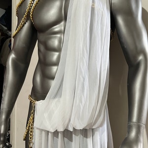 Sexy “greek God Apollo" Toga Mens Costume Gladiator Spartacus Roman ...