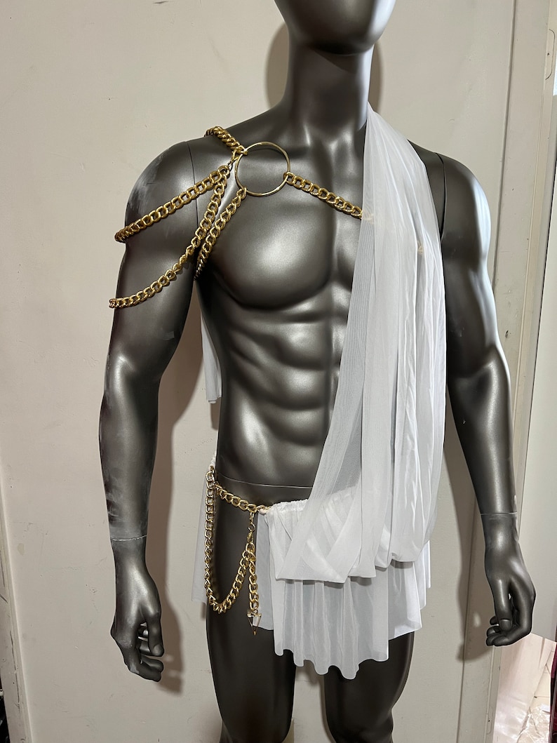 Sexy GREEK GOD APOLLO Toga Costume Grecian Gladiator Spartacus - Etsy ...