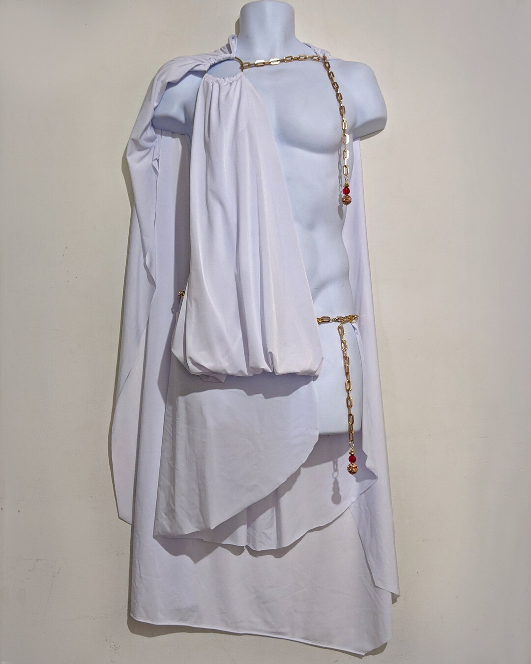 Sexy GREEK GOD APOLLO Toga Costume Grecian Gladiator Spartacus Roman ...