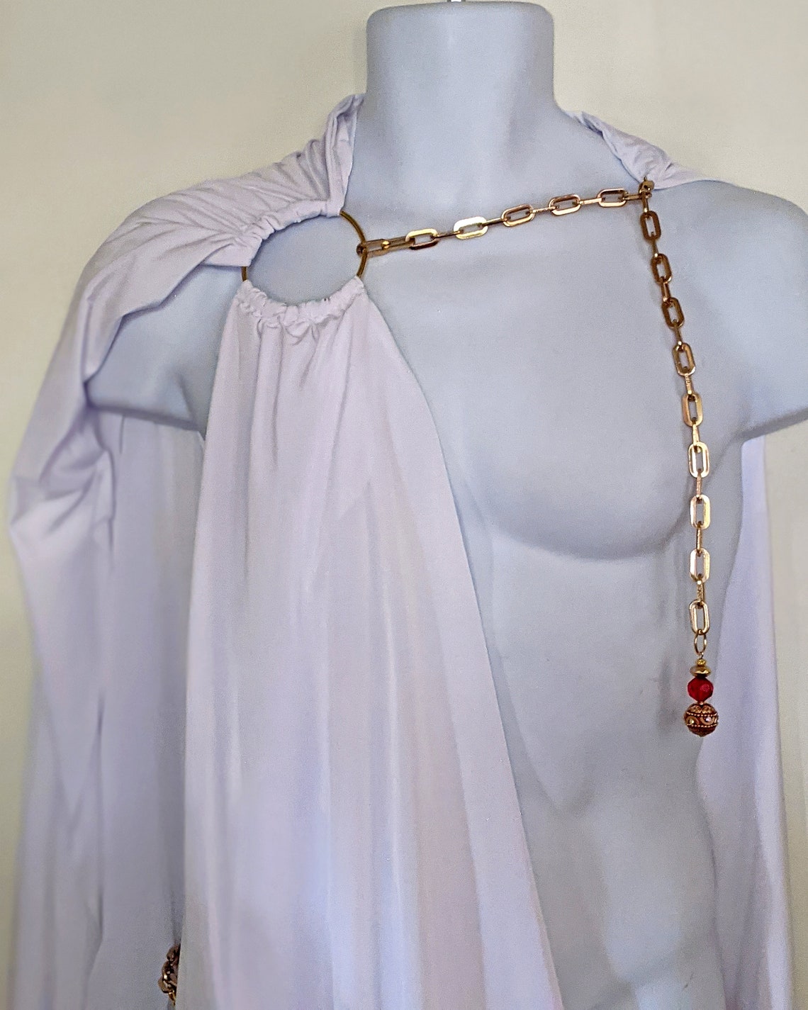 Sexy GREEK GOD ODYSSEUS Toga Costume Grecian Gladiator Spartacus Roman ...