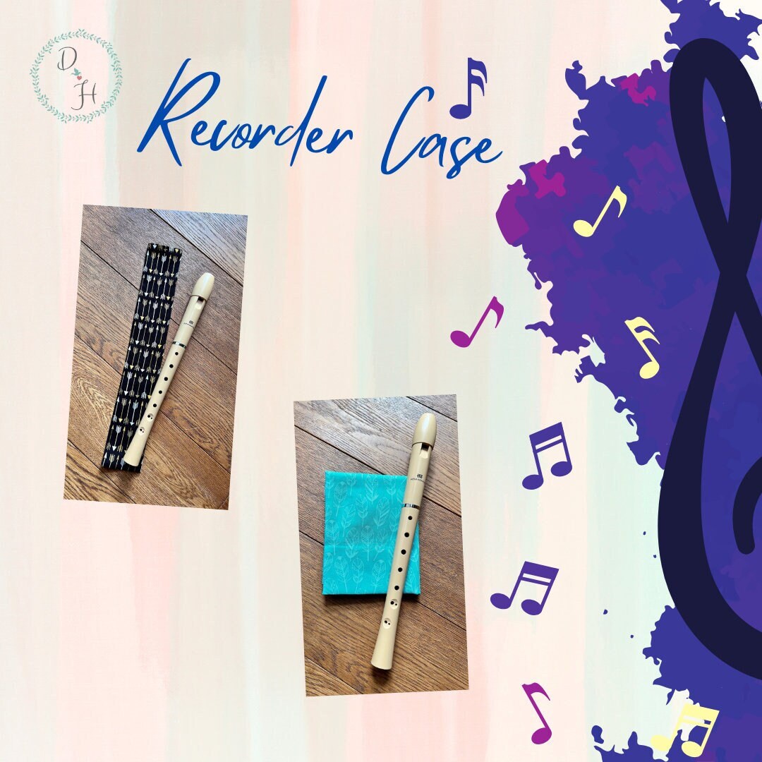 Recorder Case/recorder Sleeve/recorder Bag - Arrows/feathers - Etsy