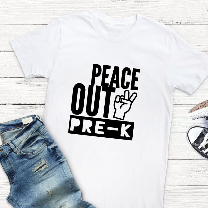 Peace Out Last Day of School SVG PNG Cut File Preschool Pre-k off to ...