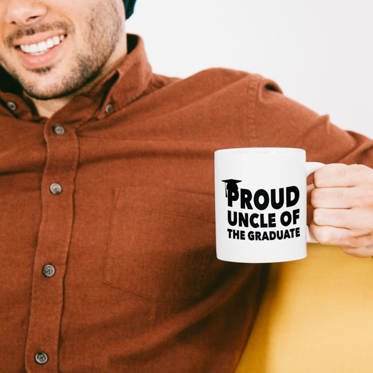 Proud Uncle of the Graduate with Cap Hat Niece Nephew | Etsy