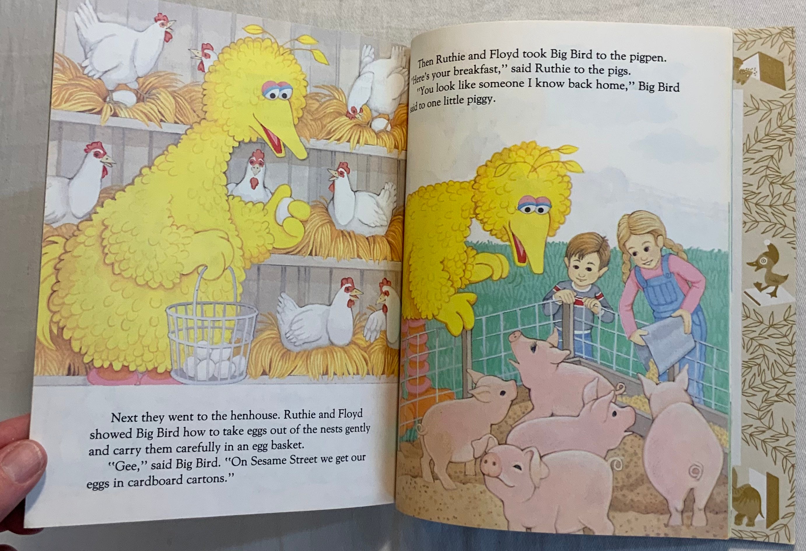 Sesame Street Big Birds Day on the Farm by Cathi | Etsy