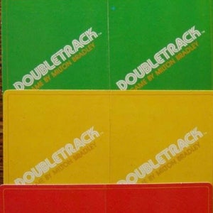 Doubletrack Game Vintage Board Game by Milton Bradley 1981 - Etsy