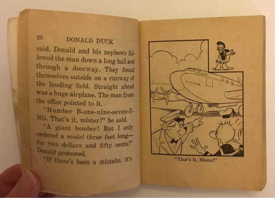 Donald Duck in Volcano Valley Vintage Big Little Book 1973 | Etsy