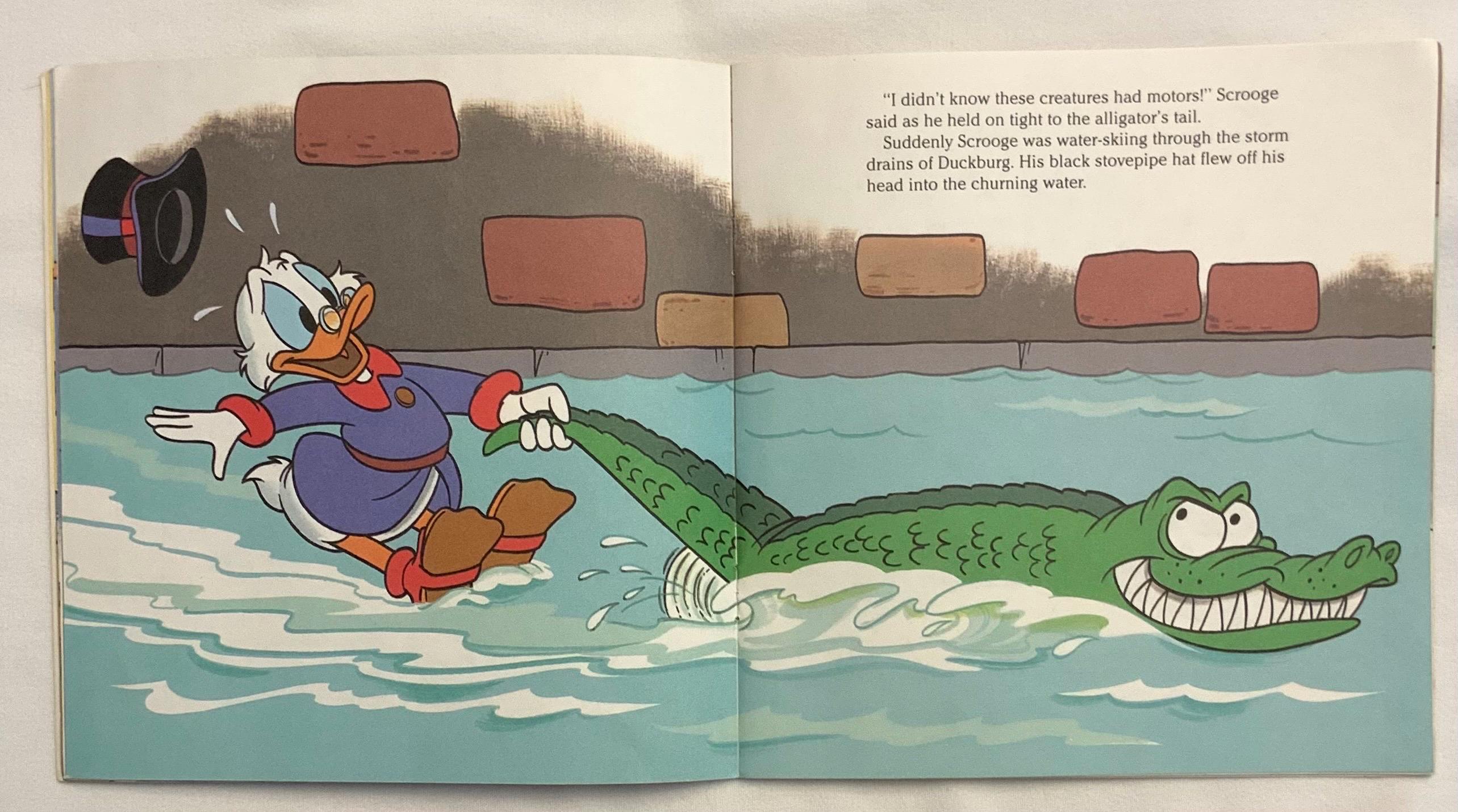 Disney’s Duck Tales Down the Drain A Golden Look Look Book Text by ...
