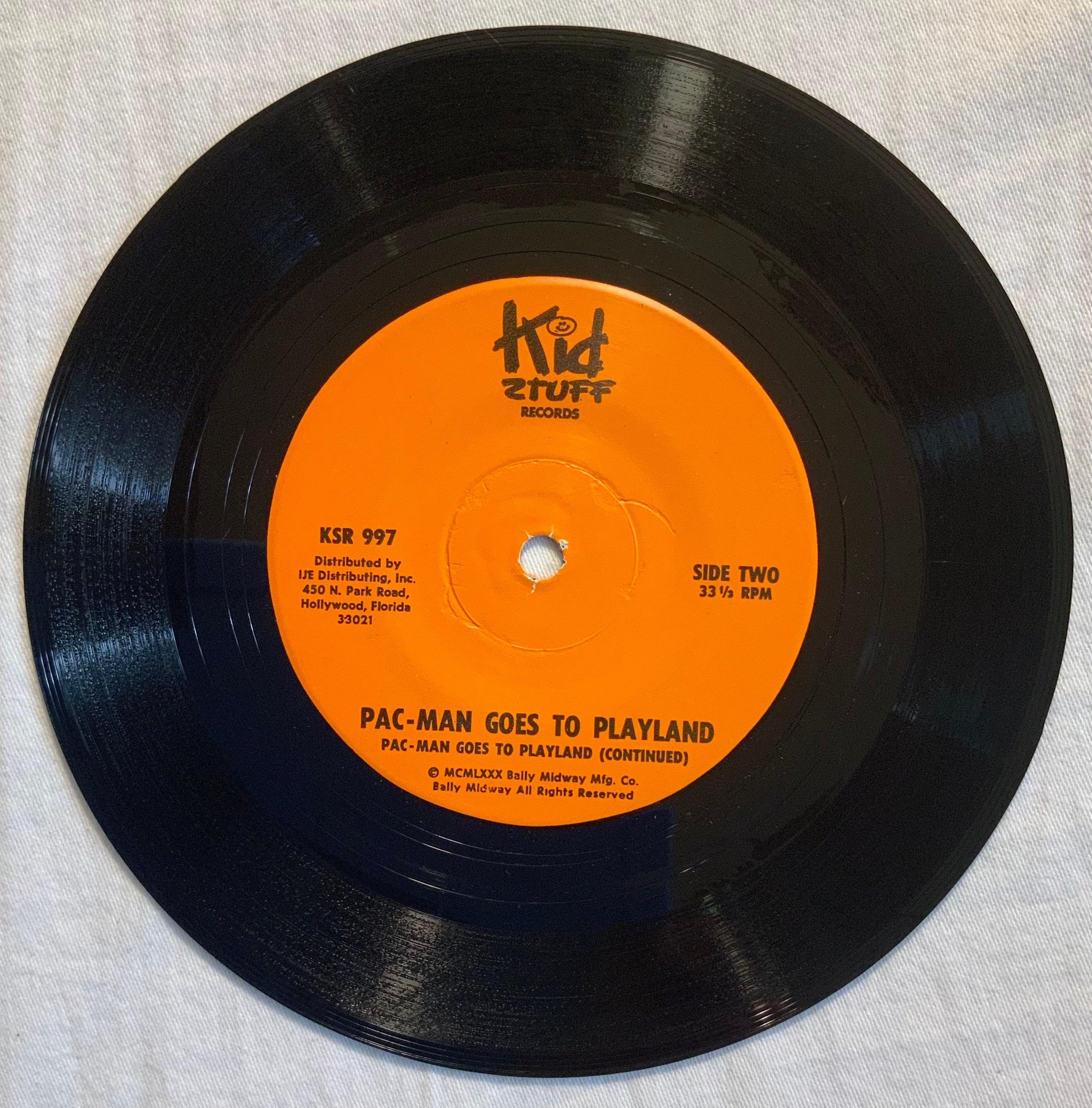 Pac-Man Goes To Playland Record Only Kid Stuff Book And Record | Etsy