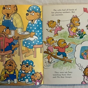 The Berenstain Bears and Too Much TV by Stan and Jan Berenstain Vintage ...
