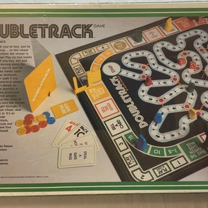 Doubletrack Game Vintage Board Game by Milton Bradley 1981 - Etsy
