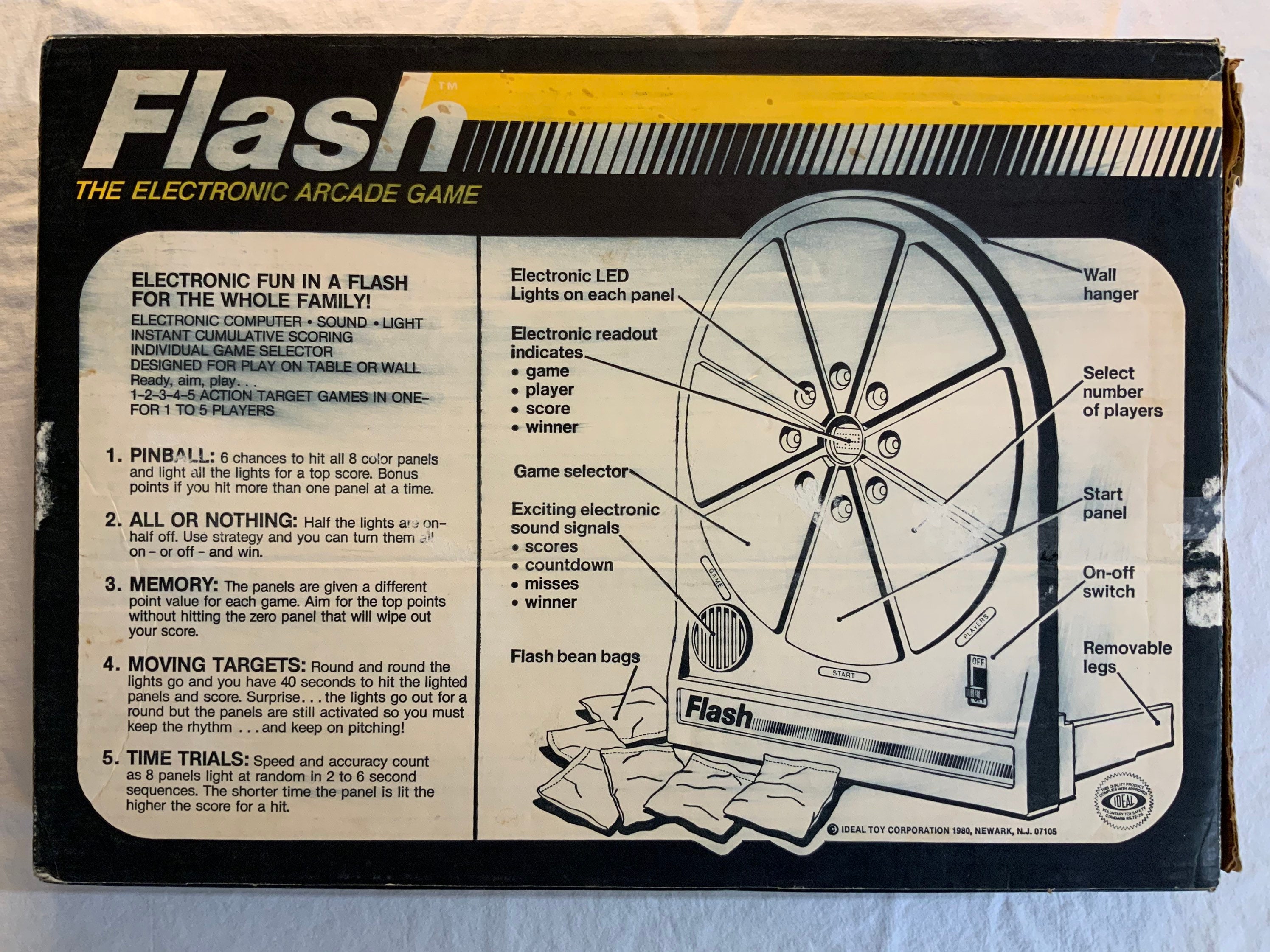 Flash the Electronic Arcade Game Ideal Toy Corporation 1980 | Etsy