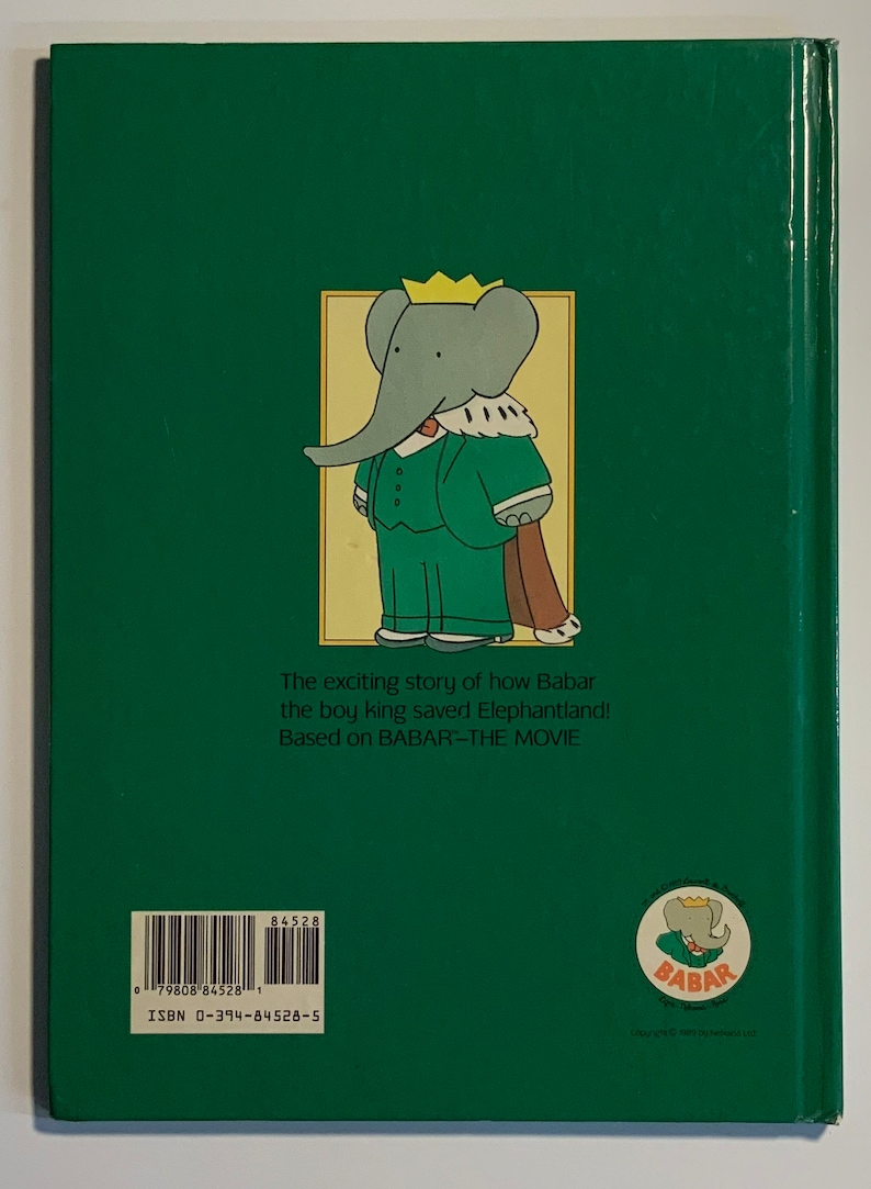 Babar the Movie Storybook Storybook Adaptation by Cathy East Dubowski ...