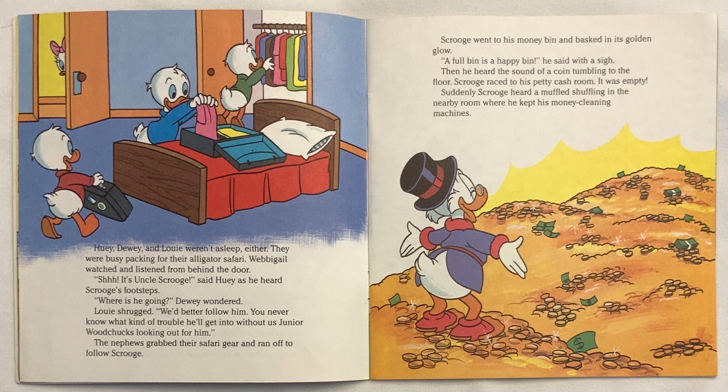 Disney’s Duck Tales Down the Drain A Golden Look Look Book Text by ...