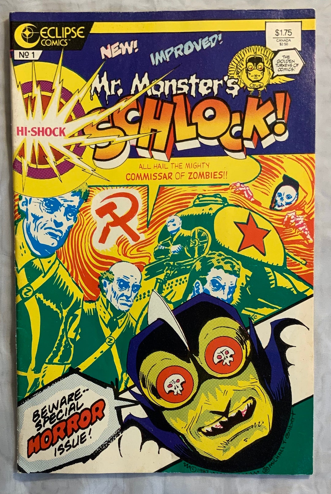 Mr. Monster’s Hi-shock Schlock No. 1 March 1987 Eclipse Comics Super ...