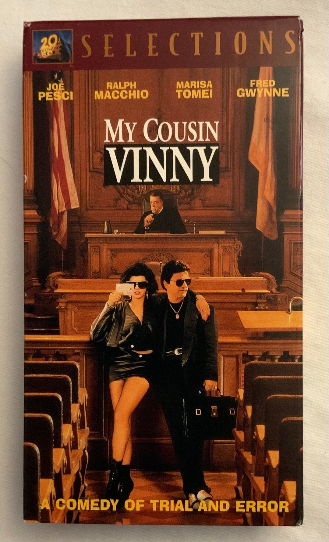 My Cousin Vinny Starring Joe Pesci, Ralph Macchio, Marisa Tomei, and and Fred Gwynne Vintage VHS ...