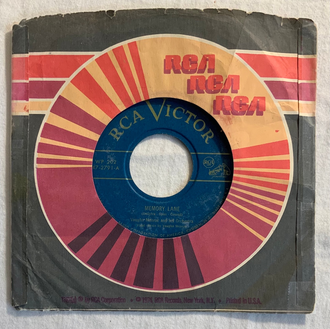 Vaughn Monroe and His Orchestra Memory Lane and Memories Vintage Vinyl ...