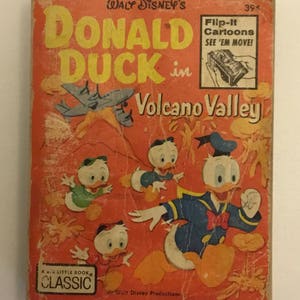 Donald Duck in Volcano Valley Vintage Big Little Book 1973 - Etsy
