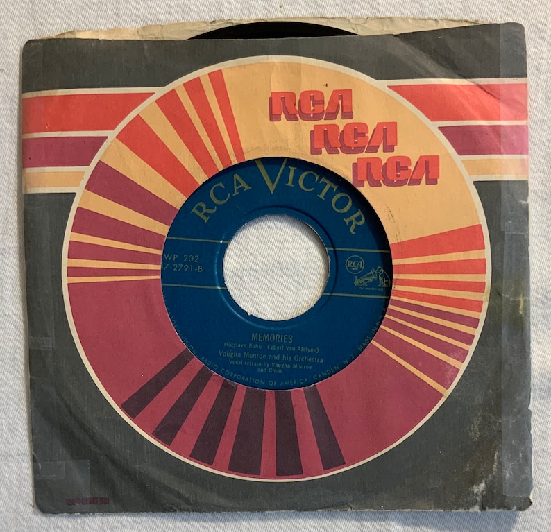 Vaughn Monroe and His Orchestra Memory Lane and Memories Vintage Vinyl ...