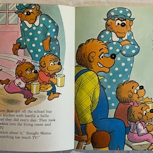 The Berenstain Bears and Too Much TV by Stan and Jan Berenstain Vintage ...