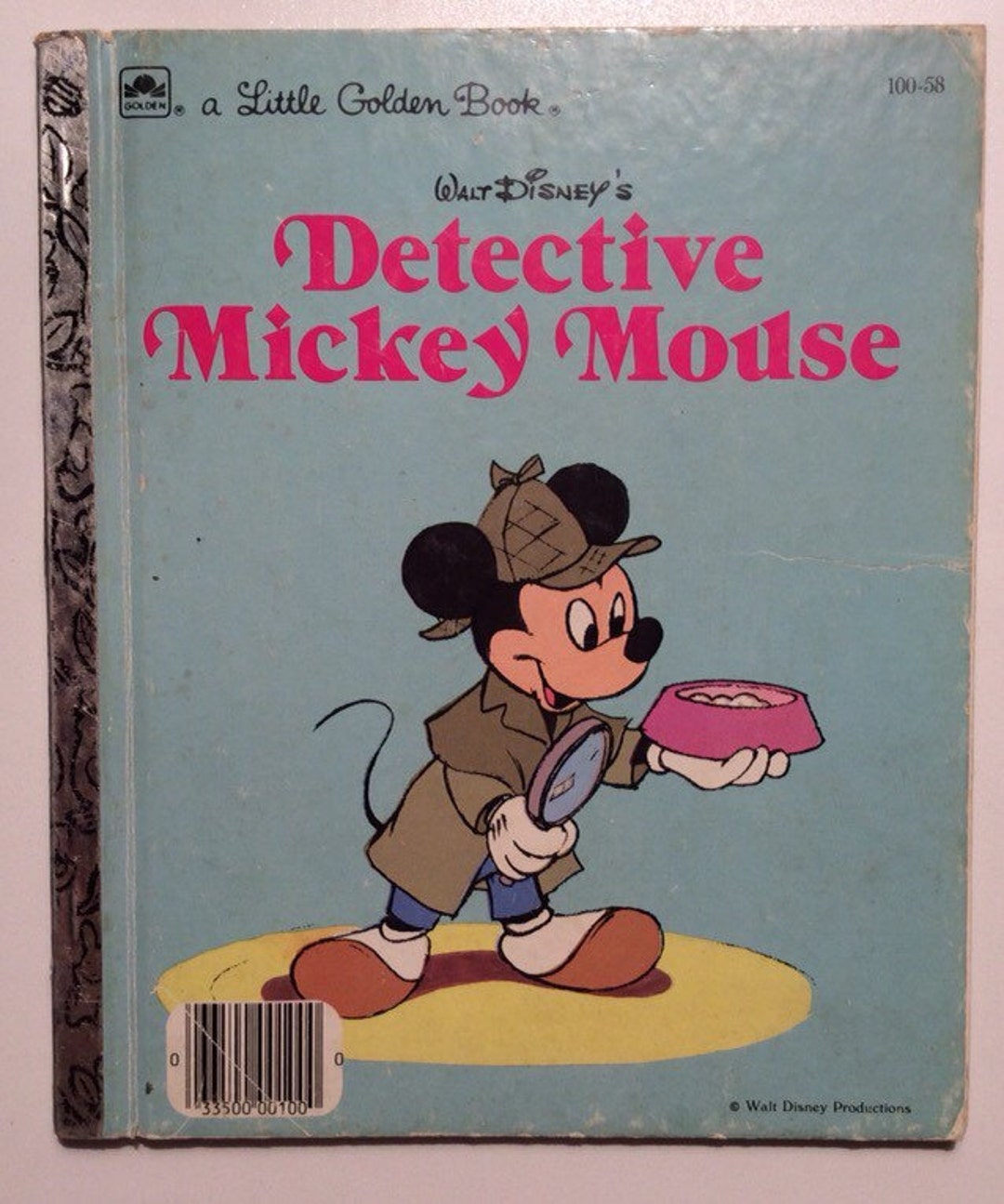 Walt Disney's Detective Mickey Mouse Vintage Little Golden Book 1985 - Etsy