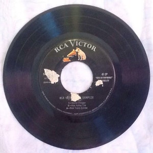 RCA Victor Jazz Sampler From Hot to Cool 45 1954 Vintage Vinyl Record ...