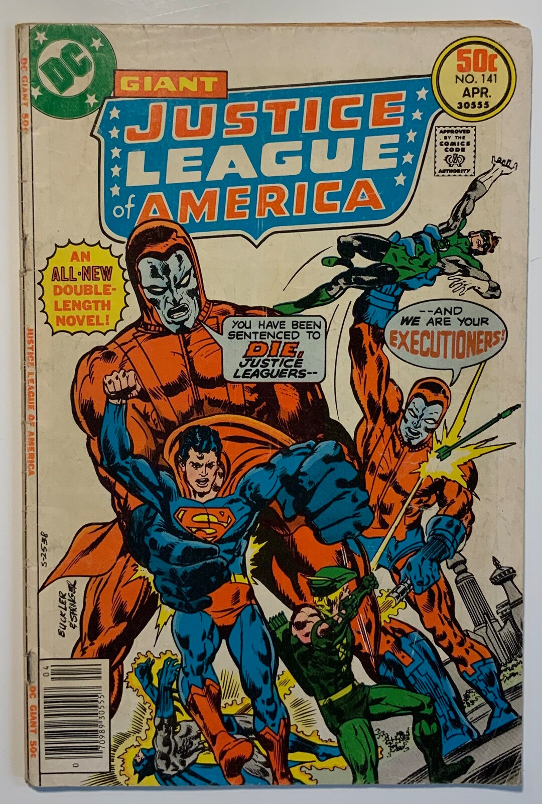 DC Giant Justice of League of America No World Escapes the Manhunters ...