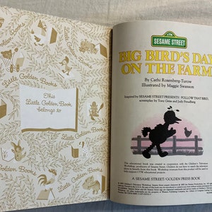 Sesame Street Big Bird’s Day on the Farm by Cathi Rosenberg-turow ...