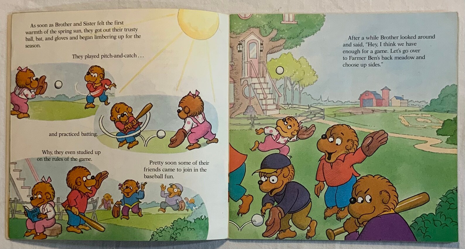 The Berenstain Bears Go Out for the Team by Stan and Jan - Etsy