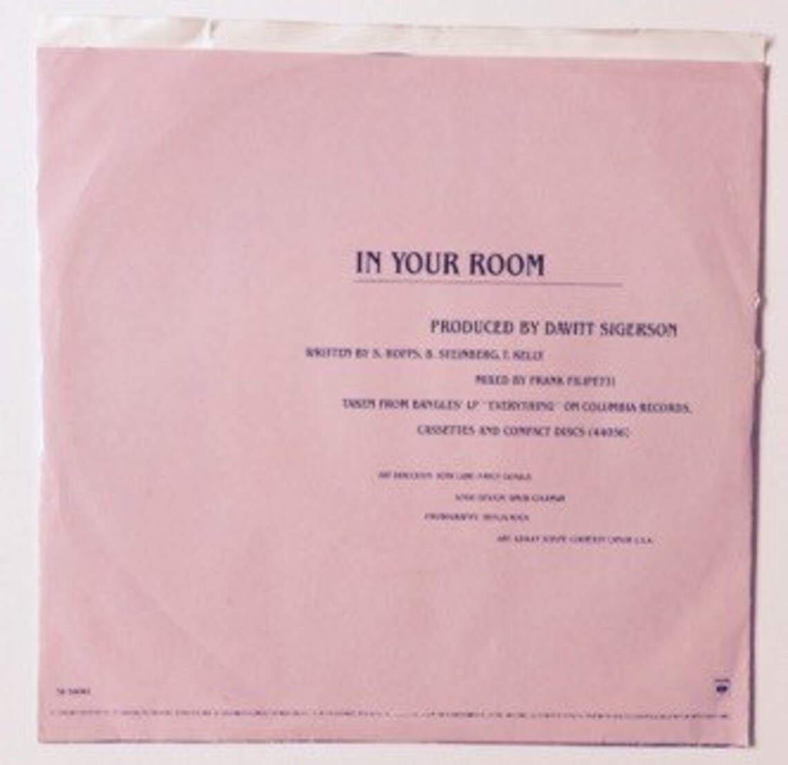 Bangles in Your Room and Bell Jar Vintage Vinyl 45 1988 | Etsy