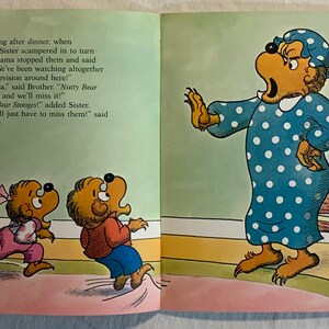 The Berenstain Bears and Too Much TV by Stan and Jan Berenstain Vintage ...
