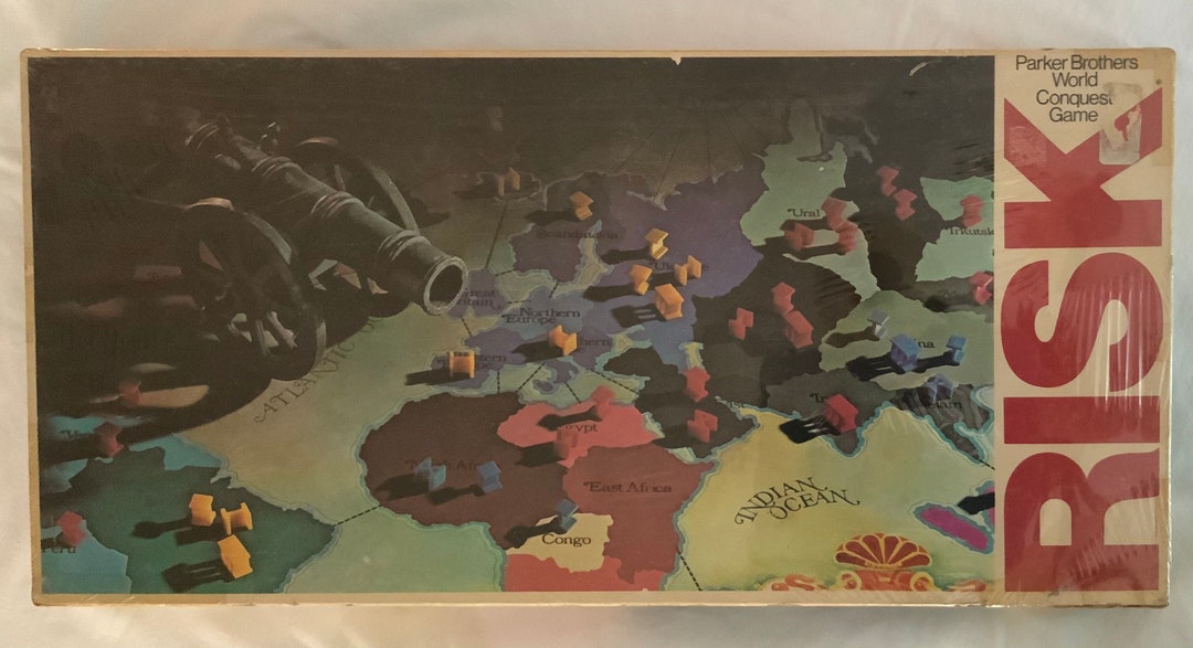 Vintage Risk Board Game 1980 - Etsy