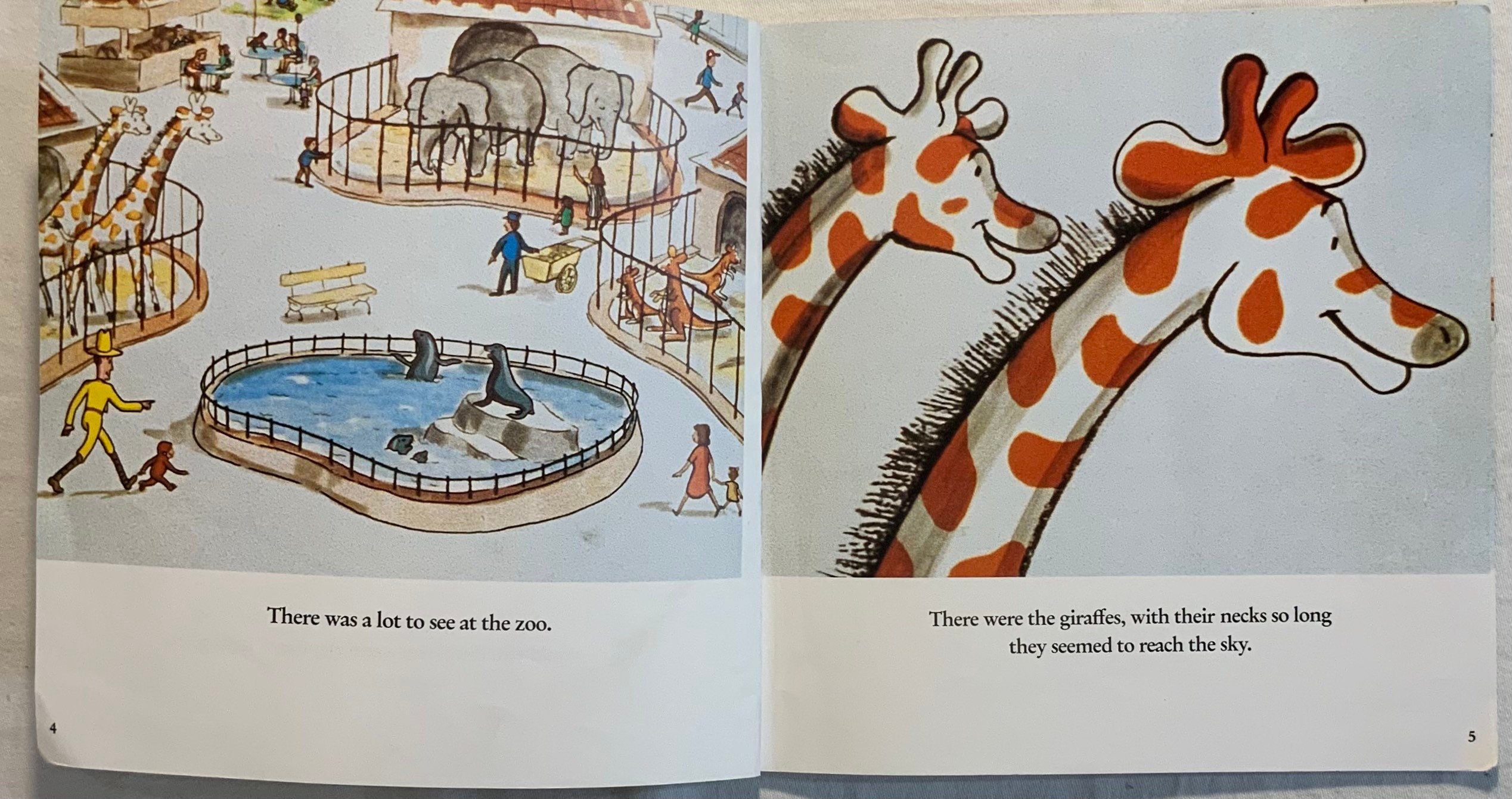Curious George Visits The Zoo Adapted From The Curious George | Etsy