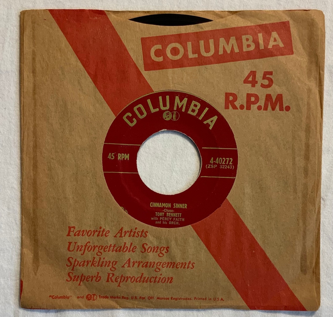Tony Bennet With Percy Faith and His Orchestra Cinnamon Sinner and Take ...