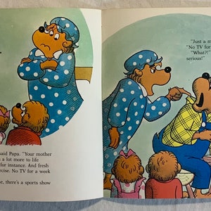 The Berenstain Bears and Too Much TV by Stan and Jan Berenstain Vintage ...