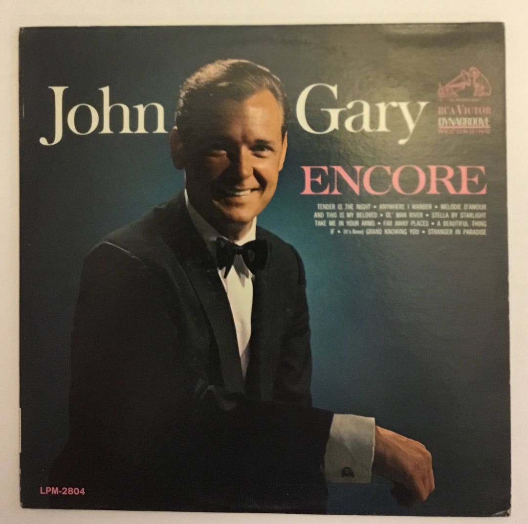 John Gary Encore (mono) Vintage Vinyl Record Album 1964 - Etsy