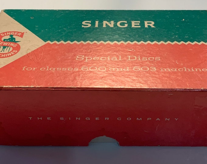 Singer Sewing Machines Special Discs for Classes 600 and 603 Machines ...