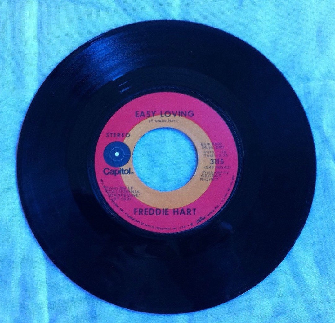 Freddie Hart Easy Loving and Brother Bluebird 45 1971 Vintage Vinyl ...